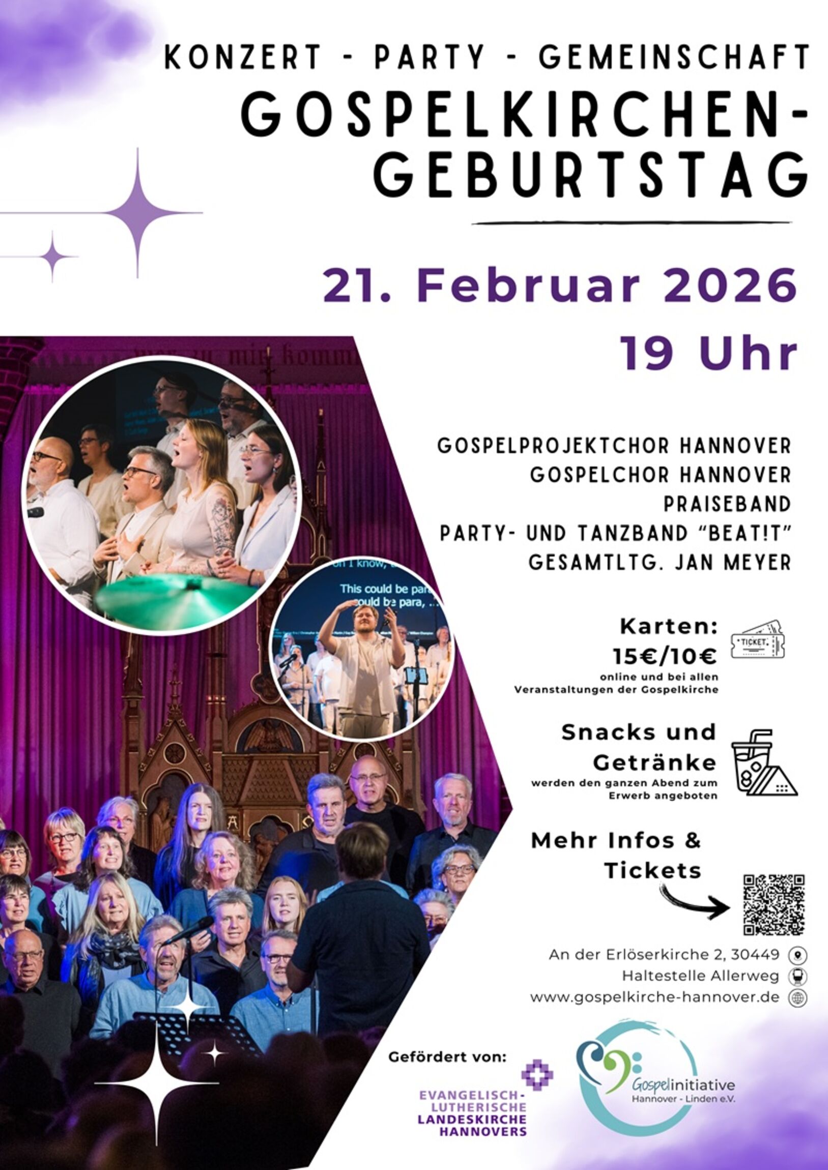 Gospelkirche Hannover – 21.02. - Gospelkirchengeburtstag